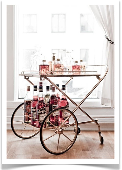 Cotton Candy: Fancy Bar Cart