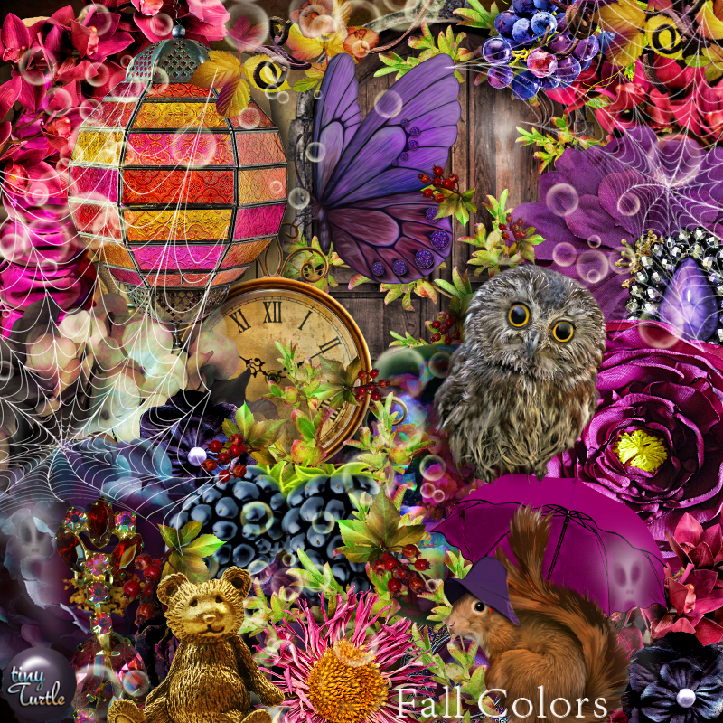 Cathy's Clusters: Fall Colors Cluster Frame