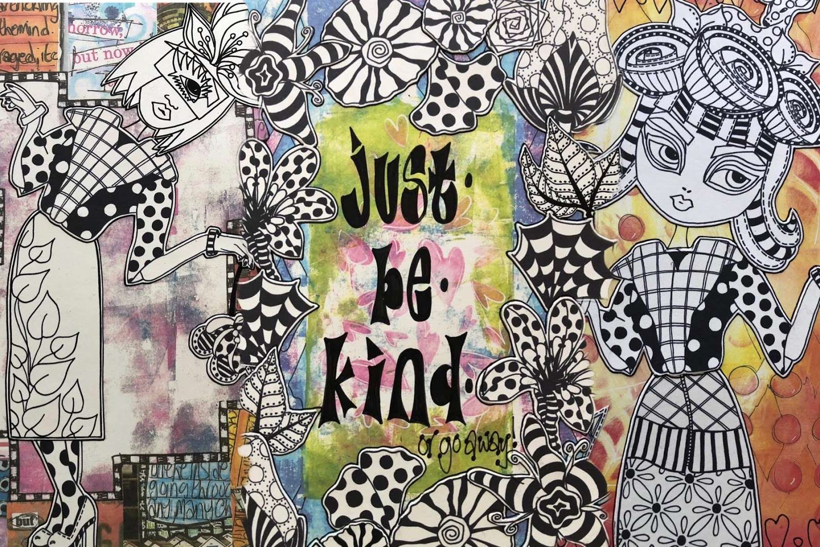 Dylan's Blog: Dylusions Journal Page Samples Featuring the New ...