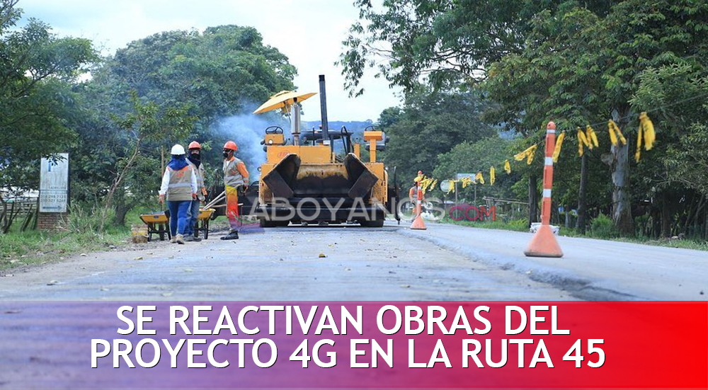 Se reactiva de manera oficial el Proyecto 4G en la Ruta 45