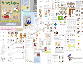 Kindergarten Kiosk: Mother Goose Nursery Rhymes: Thematic Common Core ...