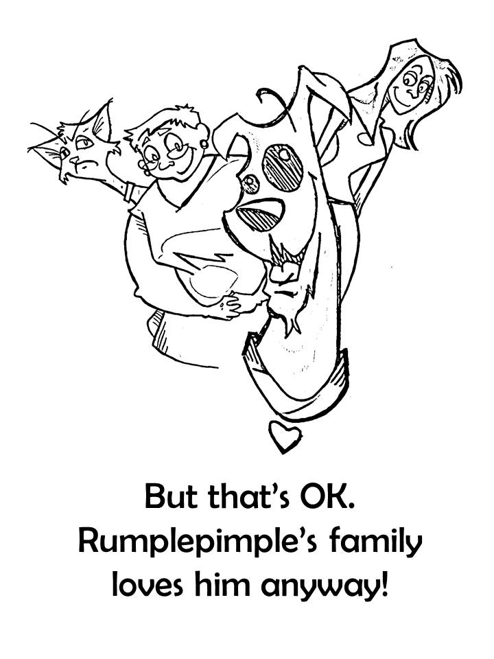 RUMPLEPIMPLE: Book Coloring Sheets