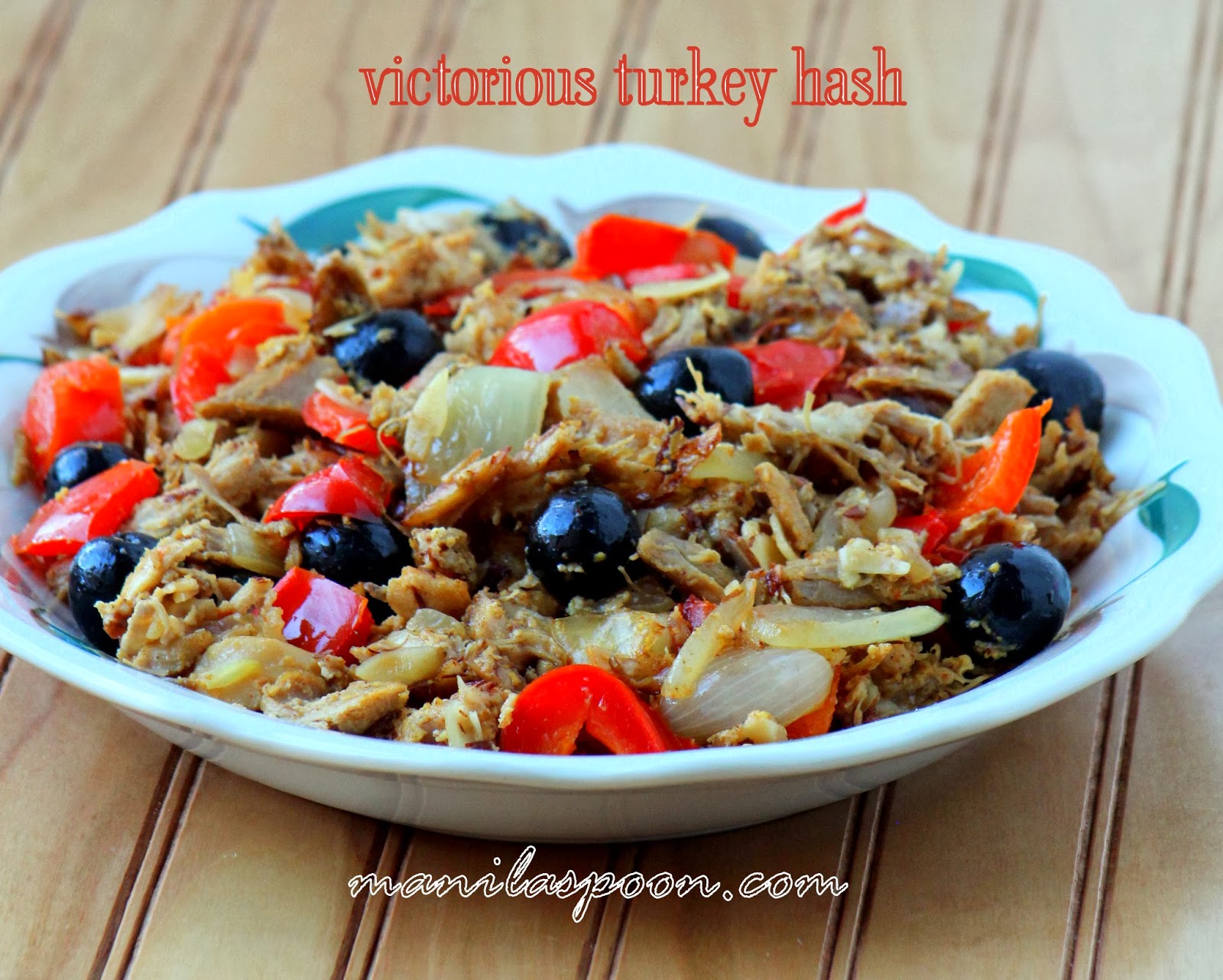 Left-over Turkey Hash - Manila Spoon