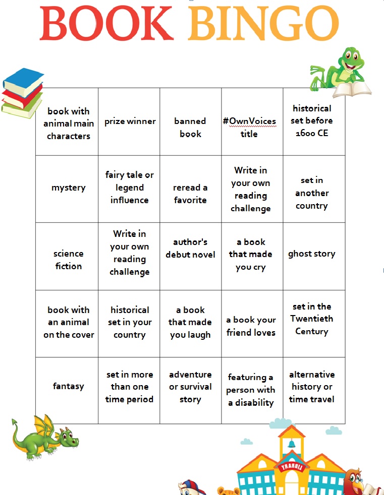 PROJECT MAYHEM: Project Mayhem's Summer Book Bingo Challenge