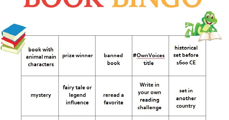 PROJECT MAYHEM: Project Mayhem's Summer Book Bingo Challenge