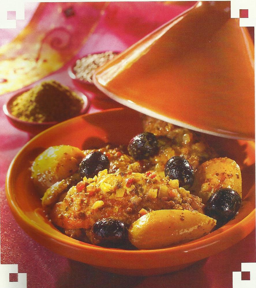 Le marmiton de ces dames: Tajine de poulet aux citrons confits, sauce ...