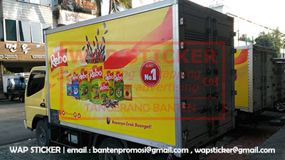Stiker Mobil Truk Box - Sticker Mobil Tangerang