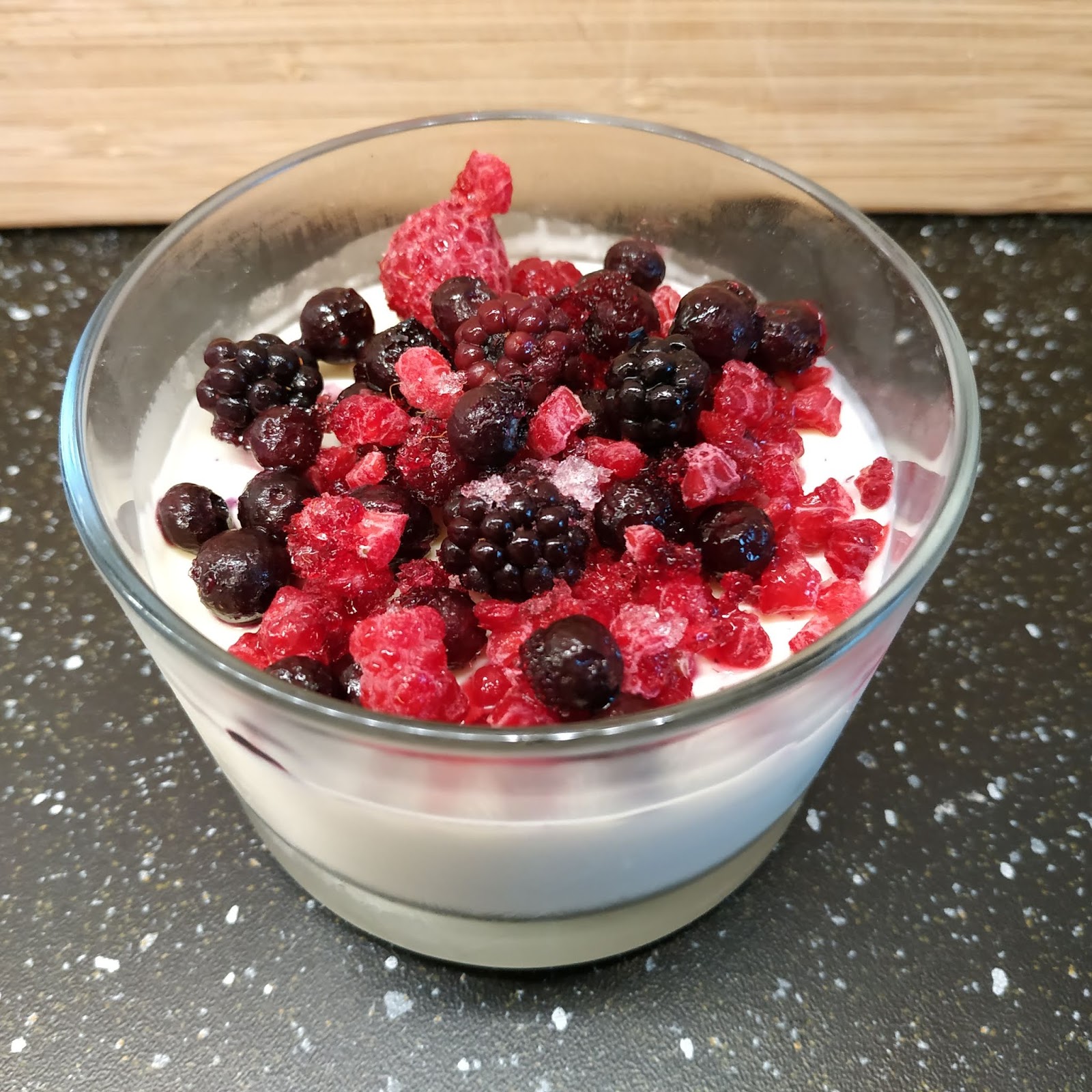 Panna Cotta aux fruits rouges