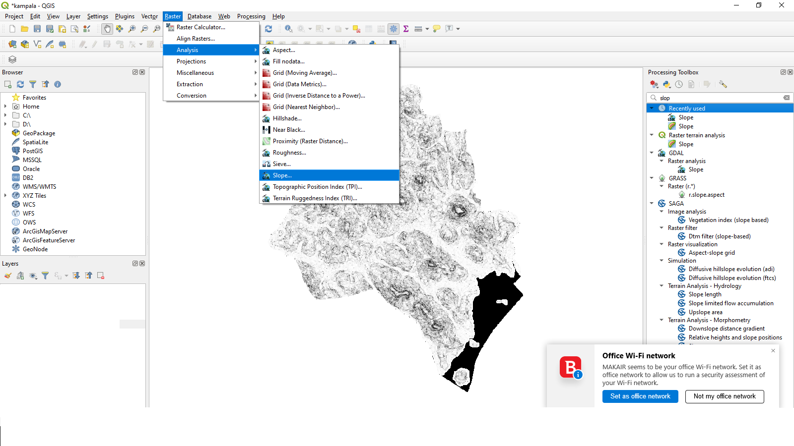 Creating a Slope Map in Qgis [Tutorial]