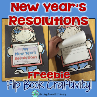 Free New Year's Resolutions Flipbook for Students | Hanging Around In ...
