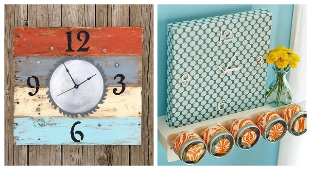 DIY Ιδέες για Ρολόγια Τοίχου | SOULOUPOSETO