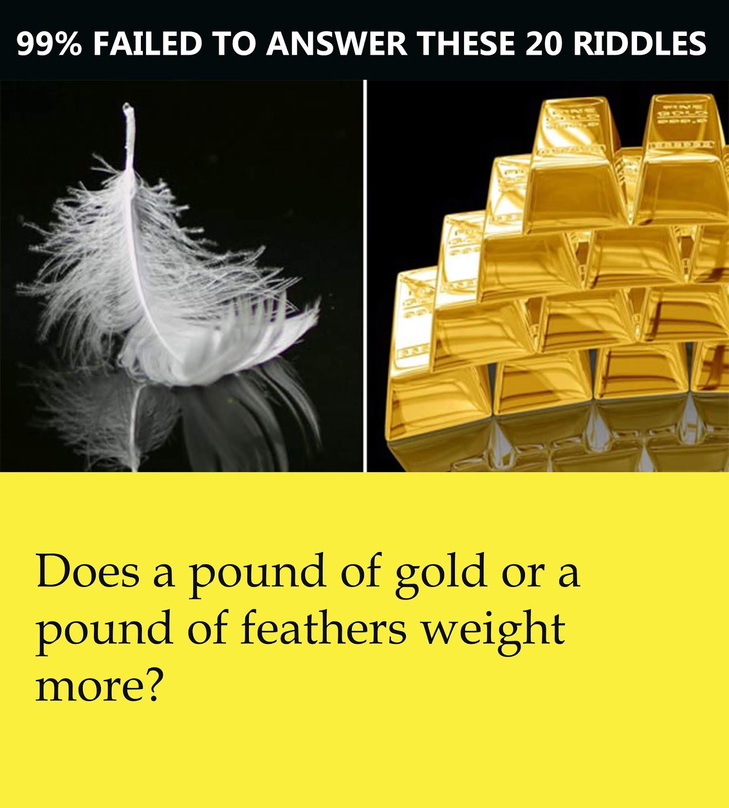 20 RIDDLES TO TEST YOUR MATH, IQ AND THINKING SKILLS