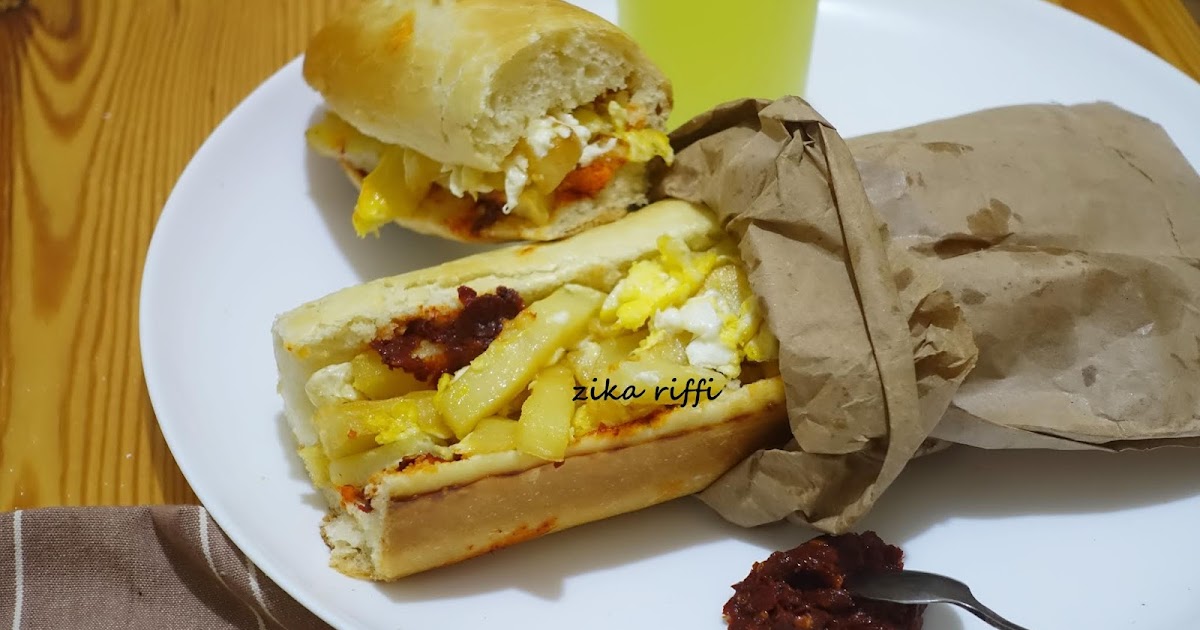 SANDWICH FRITES OMELETTE- REPAS DES ETUDIANTS- ANNABA