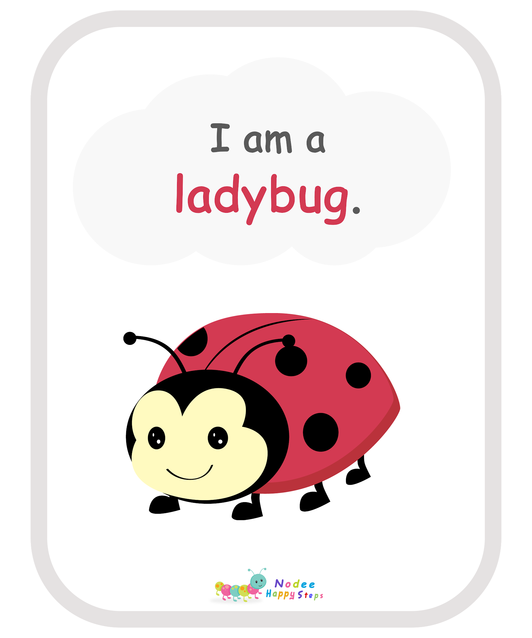 Guessing for Kids - Who am I? - I am a ladybug