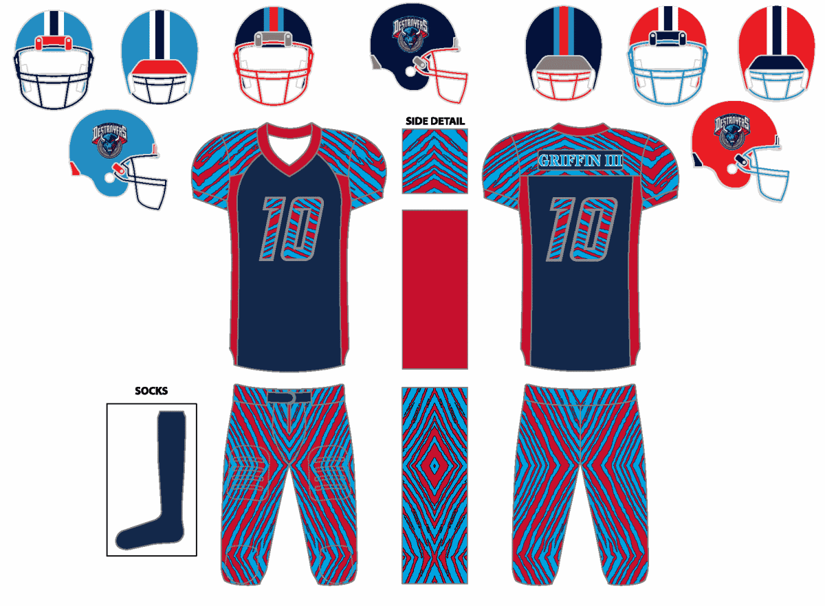 Arena Football League Uniforms