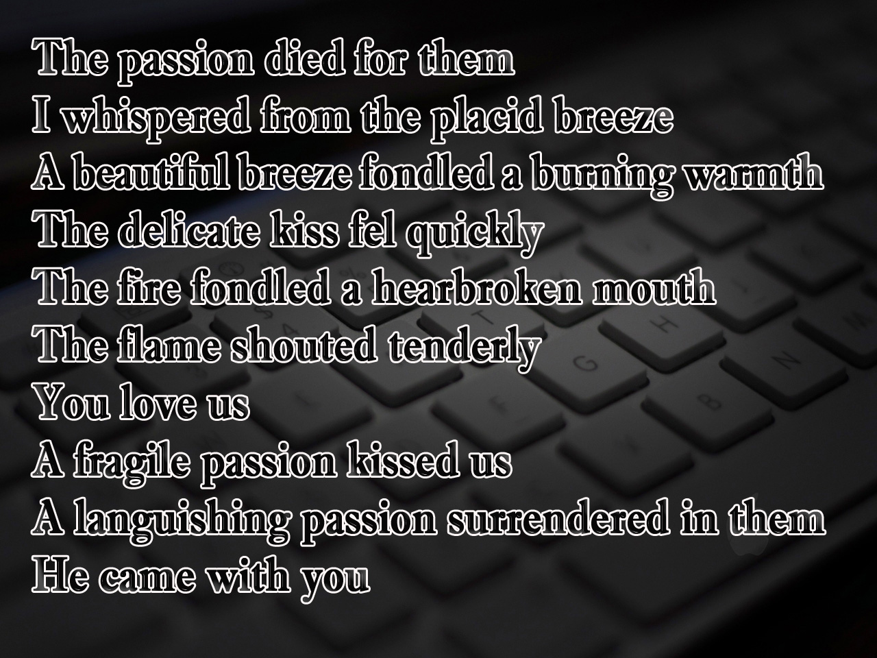 Computer Passion Poem For Her In Romantic Mood - Poetry Likers