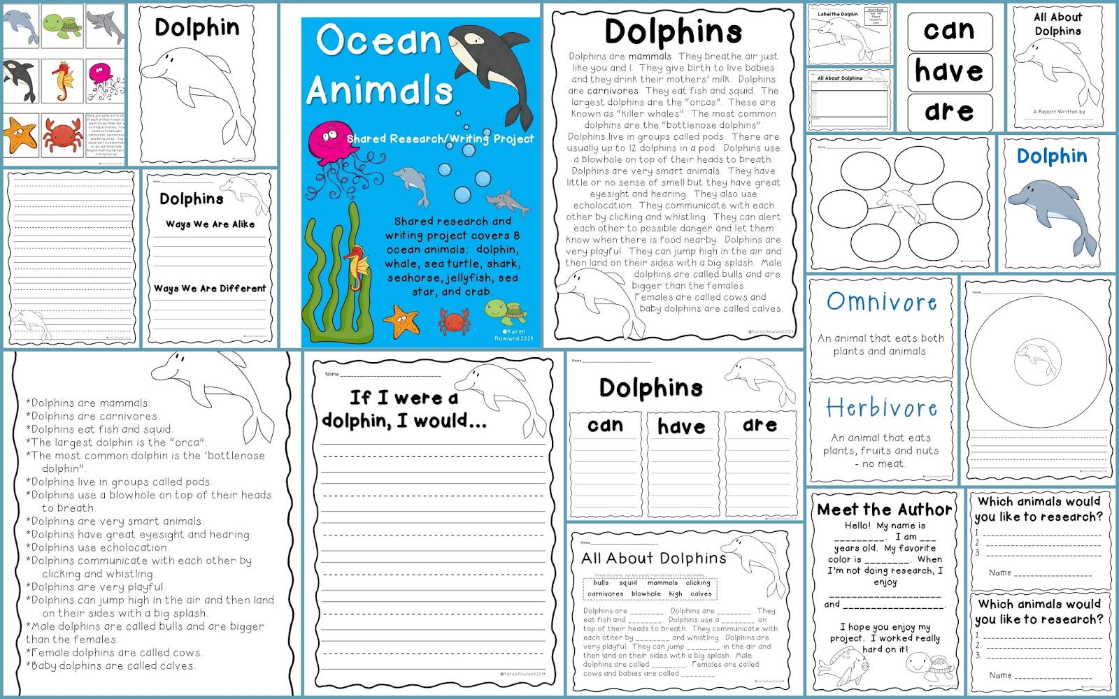 Adventures With Firsties: Ocean Shared Research and Writing Project
