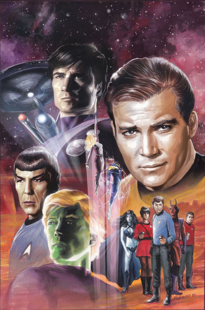 The Trek Collective: J.K. Woodward Star Trek/Legion of Super-Heroes cover The Trek Collective: J.K. Woodward Star Trek/Legion of Super-Heroes cover