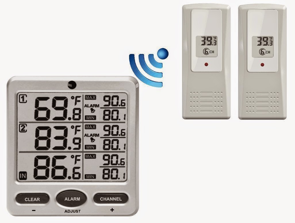 pool thermometer: remote pool thermometer