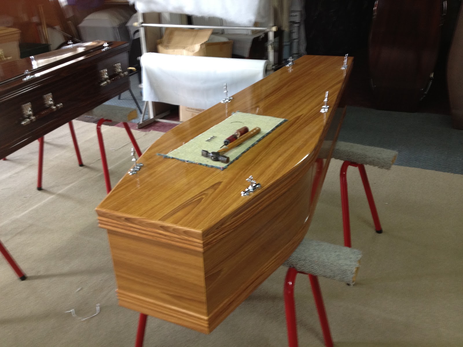 The Other Side Of Funerals: How to Trim a Coffin WNBull Style - The Lid ...