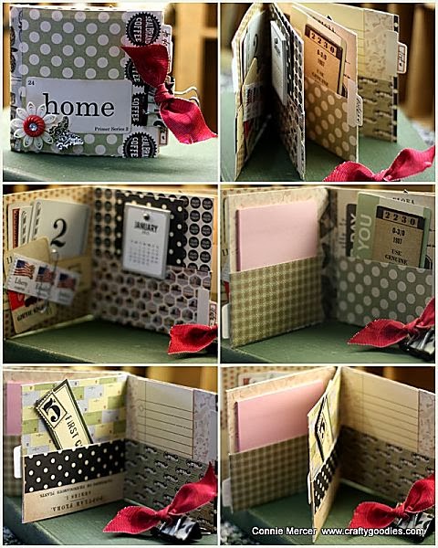 crafty goodies: Try It Tuesday~mini portfolio tutorial!