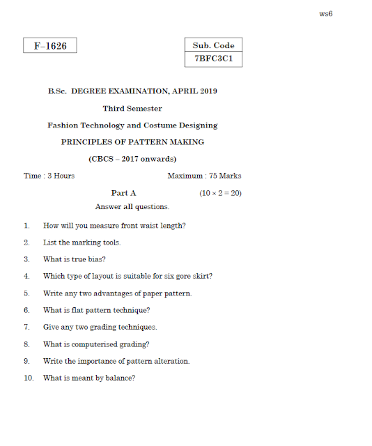 Alagappa University B.Sc.(Fashion Technology and Costume Designing ...