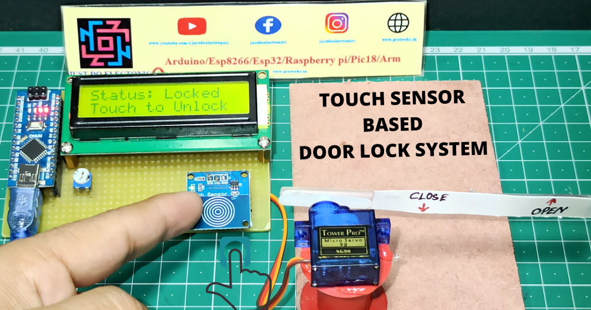 Touch Sensor Based Door Lock System Using Arduino