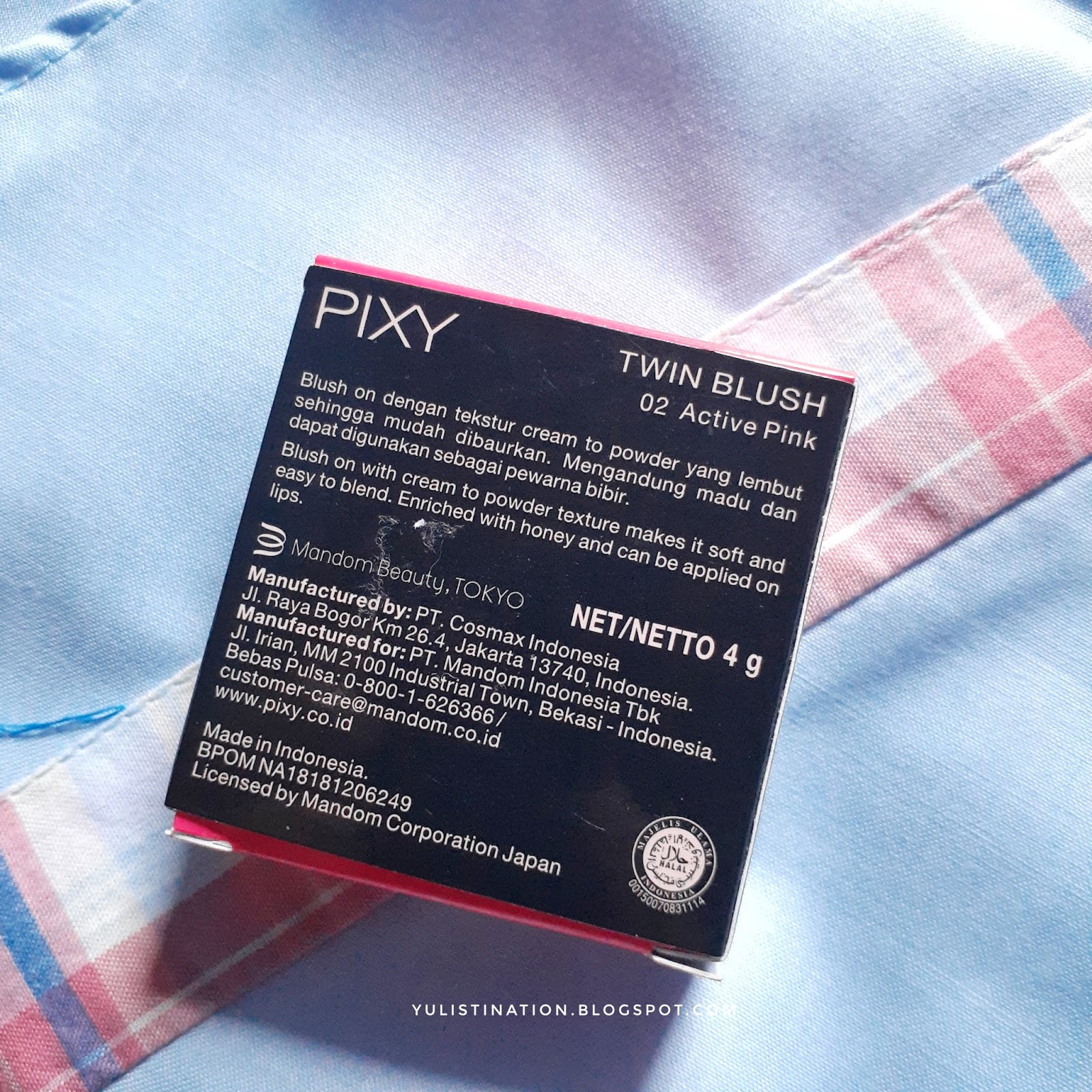 REVIEW : Pixy Twin Blush 02 Active Pink - The Yulistinay's Diary