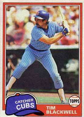 80's Cubs Cards: 1981 Topps Chicago Cubs Checklist