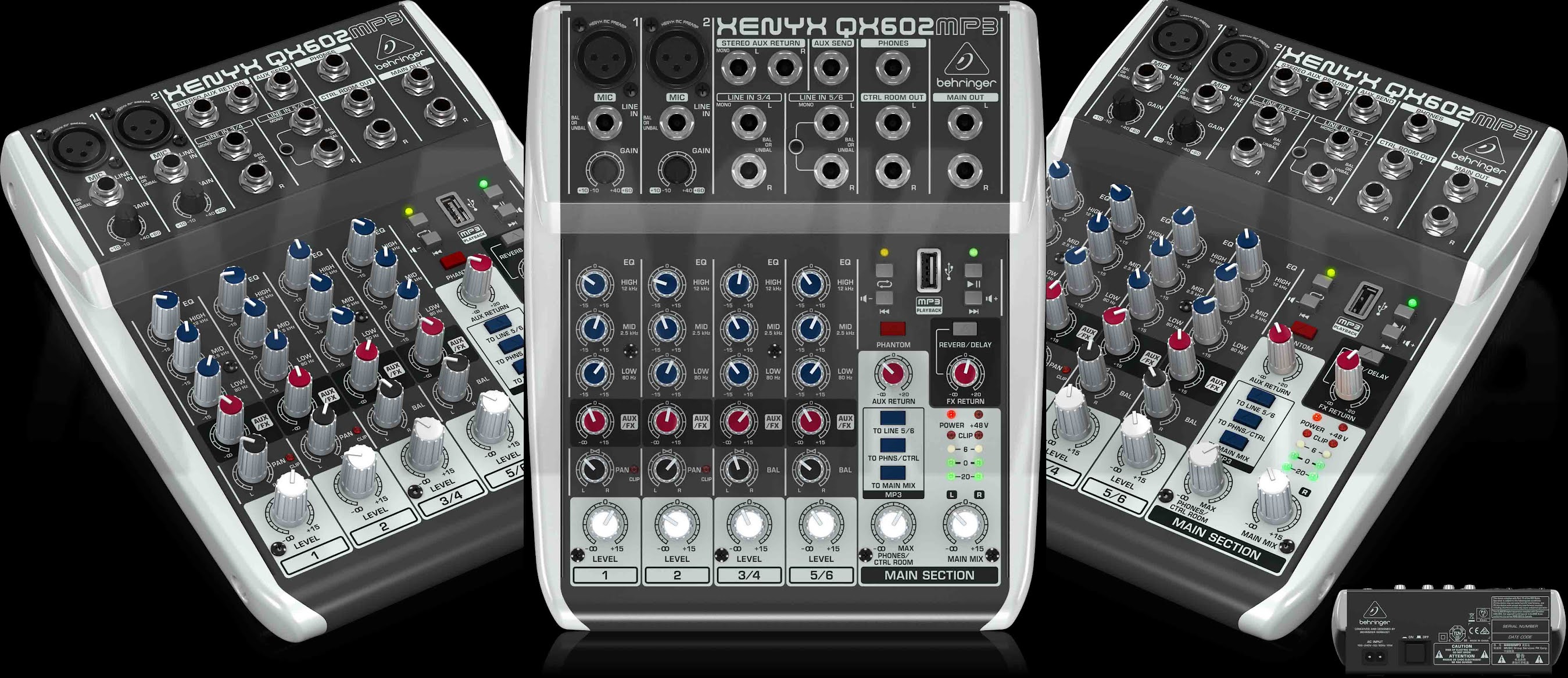 Behringer QX602mp3 Analog Mixer with Effects