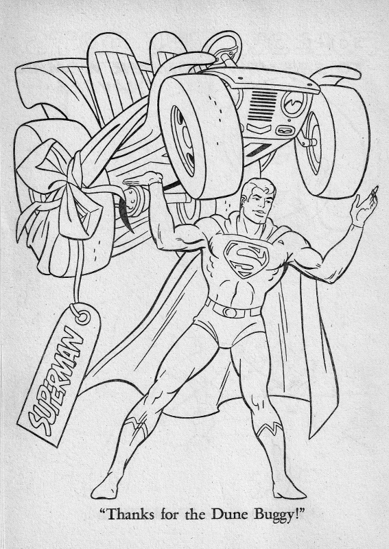 FRIENDS of JUSTICE: Super Friends Coloring Book (1975)