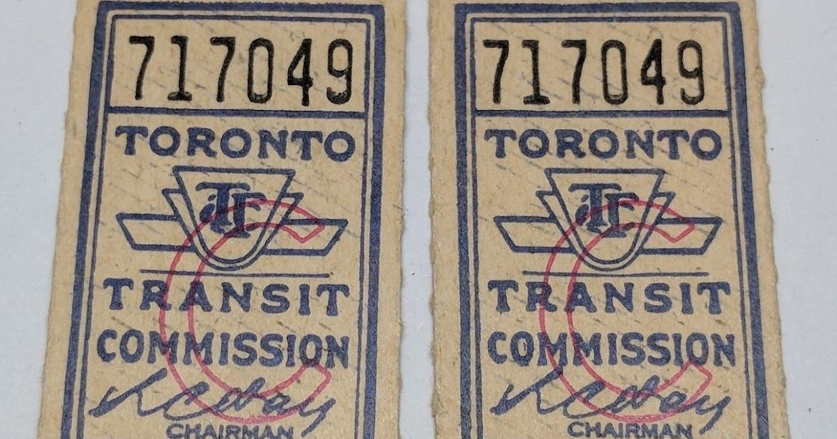 Flipping for Fun: 2 Vintage TTC Tickets