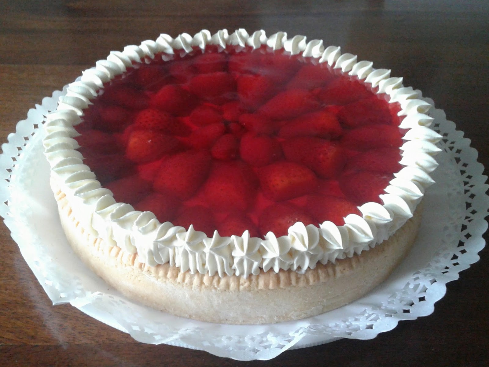 TORTAS CASERAS: TARTA DE FRUTILLAS