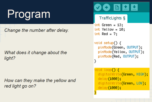 MHS Arduino: Traffic Light: STEM Summer 2015