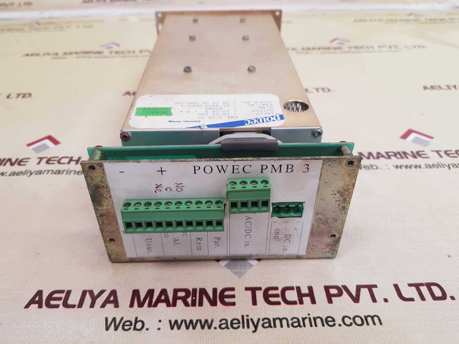 POWEC PMP 3.24 DC MICROPROCESSOR POWER SUPPLY - Aeliya Marine