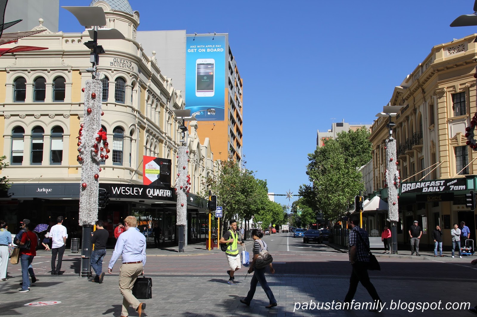 Family Travelogue: Perth City Downtown Hay Street Mall Murray Street ...