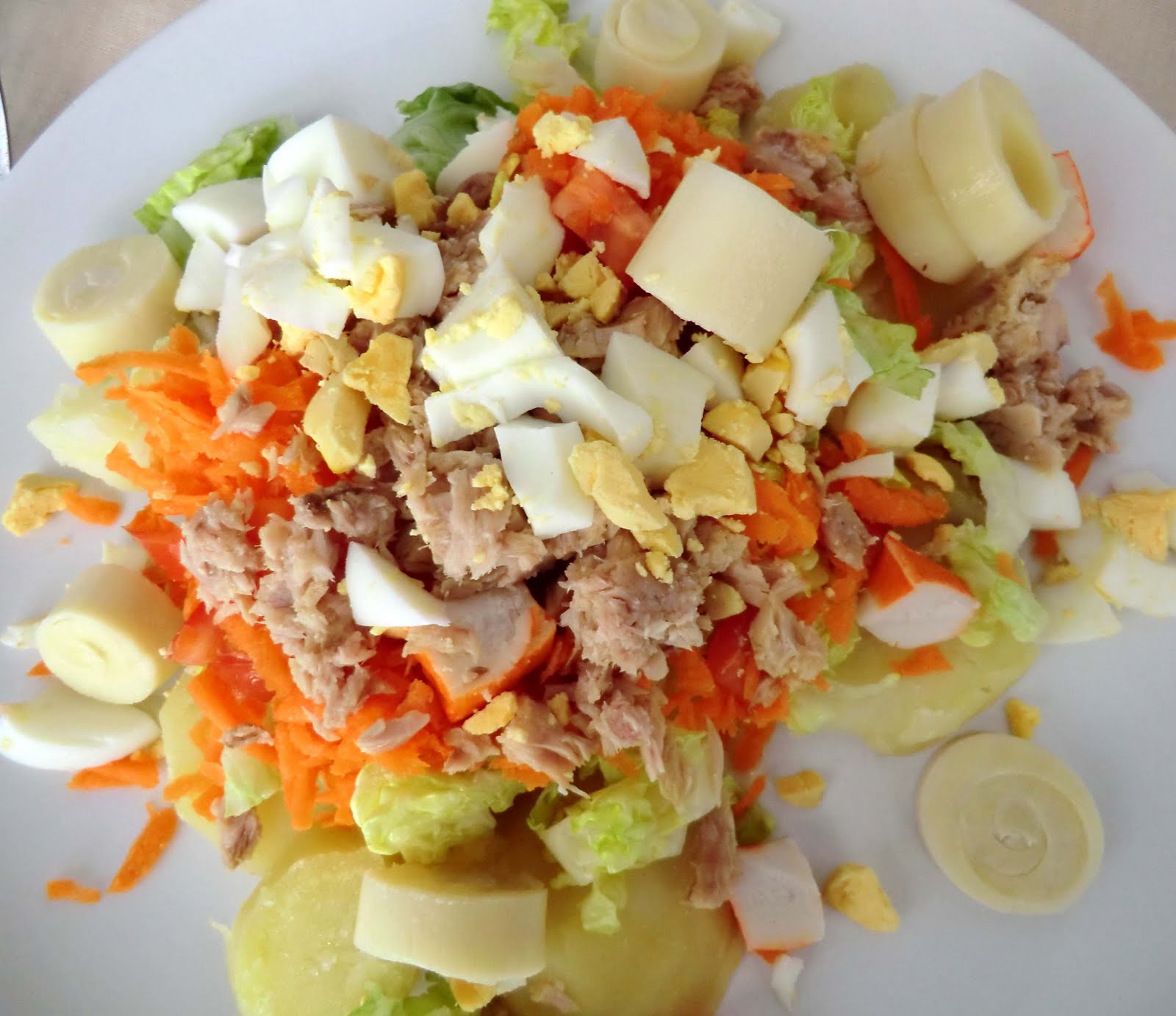 Cal Soparet: Amanida d'estiu de patata