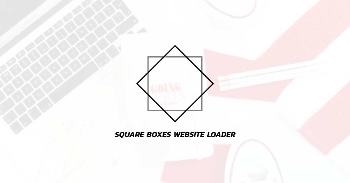 Rotating Boxes Website Loader | HTML And CSS | RUSTCODE