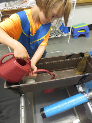 SAND AND WATER TABLES: The art of pouring