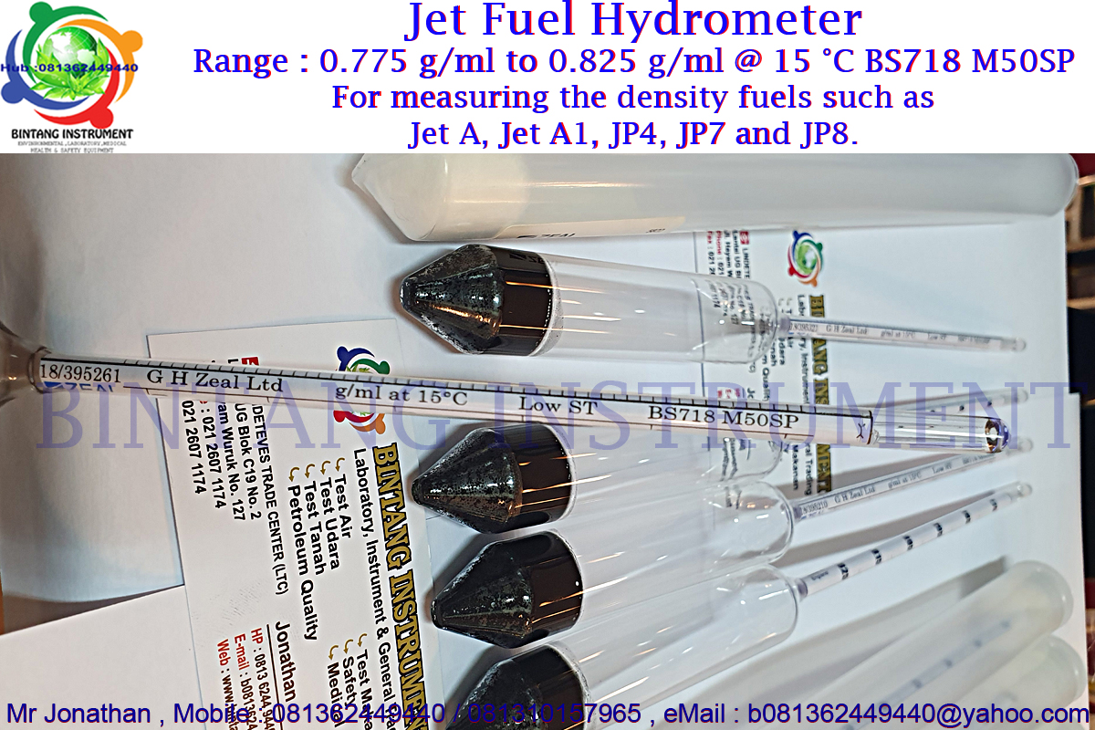 BINTANG INSTRUMENT : 081362449440 Jual Jet Fuel Hydrometer BS718 M50SP ...