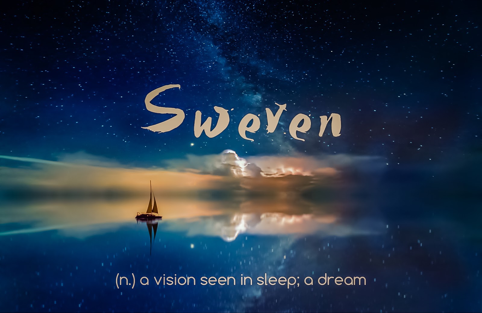 The word is Sweven - Peter Noah Thomas