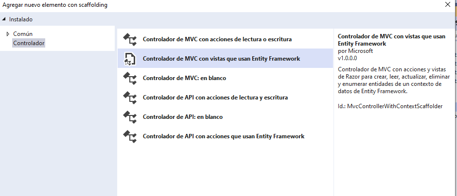 Ligth Knight Crud Aspnet Mvc Core Usando Entity Framework Database First