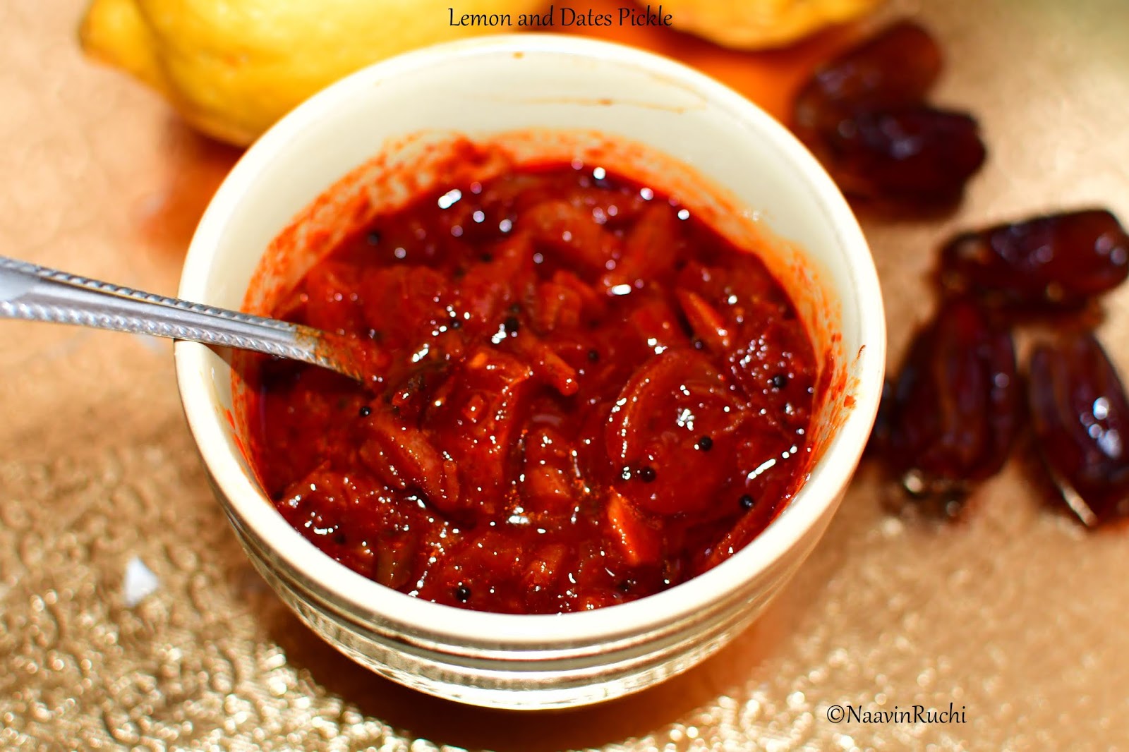 Lemon and Dates Pickle