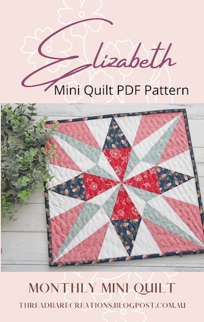 Elizabeth Mini Quilt PDF Pattern - Threadbare Creations