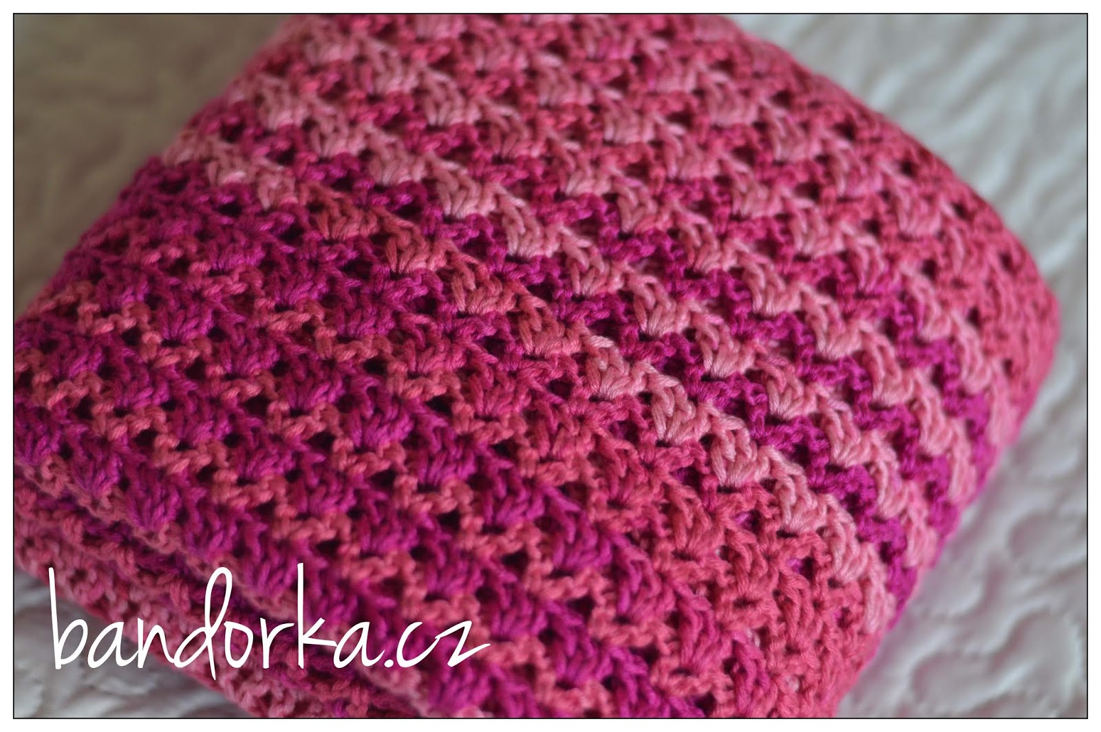 bandorka: Háčkovaná deka pro miminko