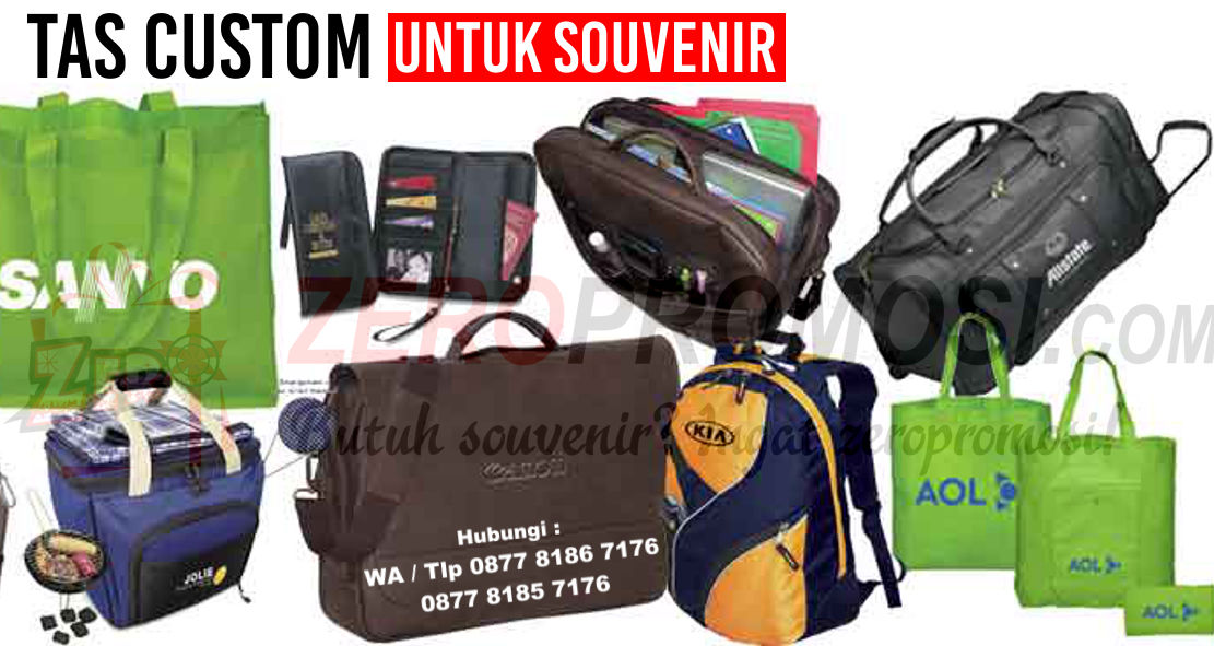 Produksi Tas Custom Untuk Souvenir, Promosi dan Seminar | zeropromosi ...