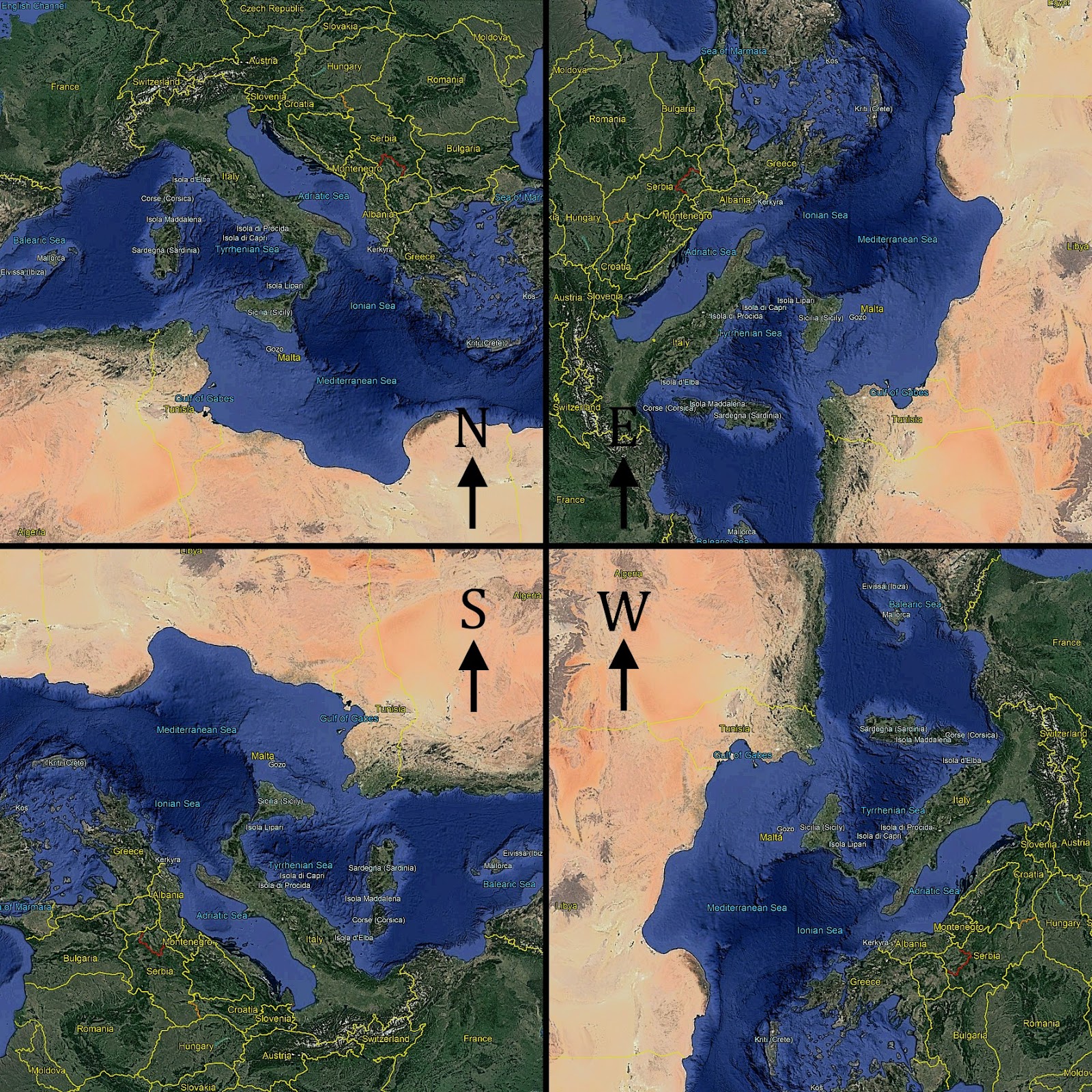 Kiwi Hellenist: Why maps have north at the top