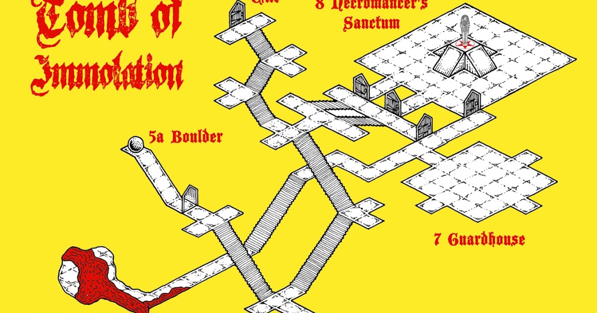 Tomb of Immolation! - One Page Dungeon Contest 2020