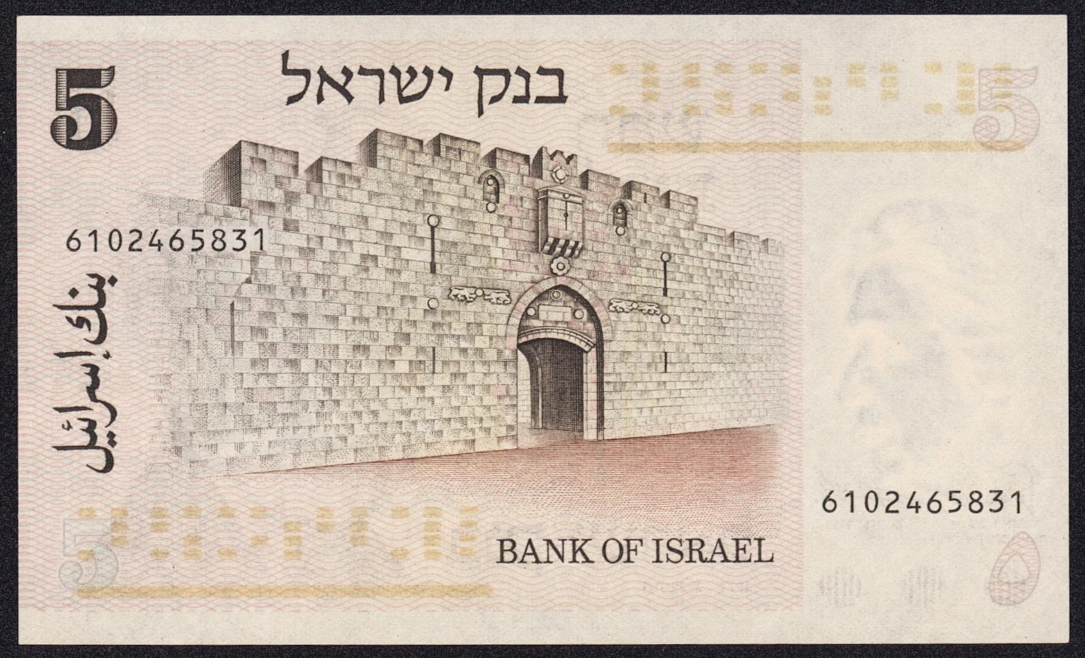 Israel 5 Lirot Note 1973 Henrietta Szold|World Banknotes & Coins ...