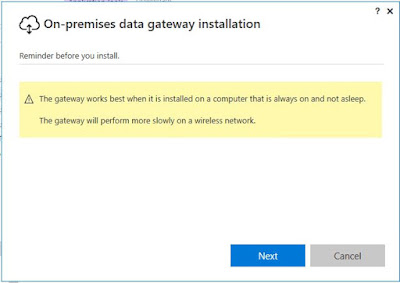 Installing and Configuring On Premises Data Gateway - By adding user to ...